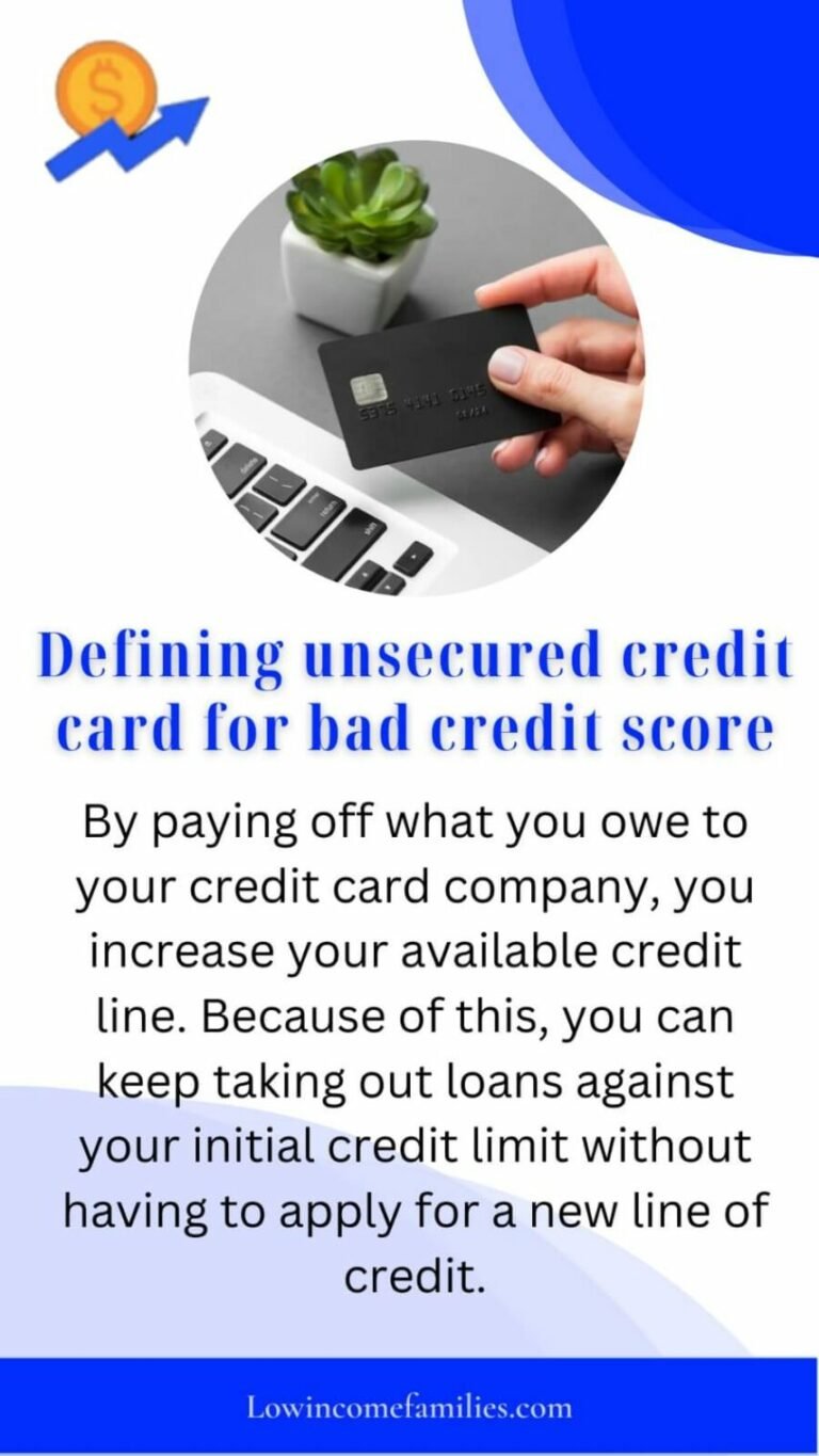 Top 5 Unsecured Credit Cards For Bad Credit In 2024 | Low Income Families