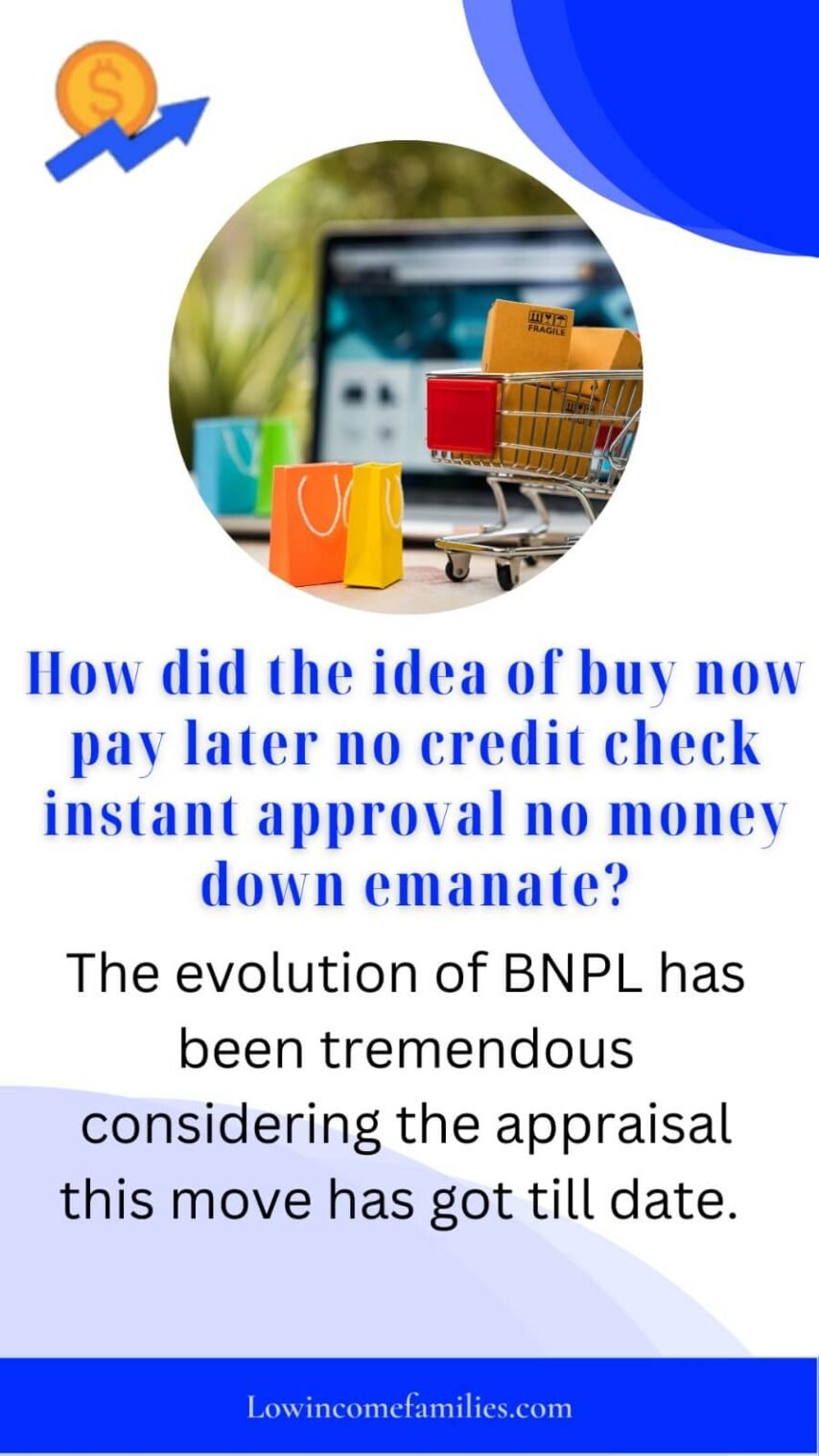 Buy Now Pay Later No Credit Check Instant Approval | Low Income Families