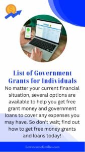 21 Programs For Free Grant Money For Bills And Personal Use | Low ...