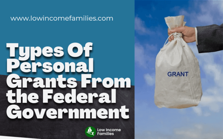 Government Grants For Individuals | Low Income Families